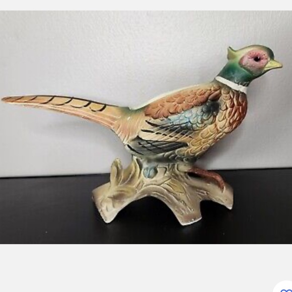Accents | Vintage Enesco Painted Ceramic Pheasant Planter 1 Long | Poshmark